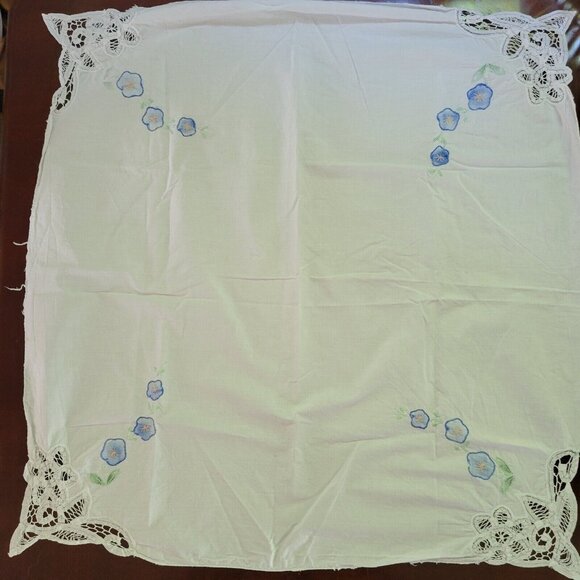 Unbranded | Dining | Vintage Blue White Floral Morning Glory ...